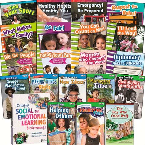 Teacher Created Materials Essential Classroom Bin For Sel 20 Book Set