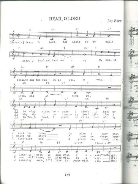 Hear O Lord Ray Repp Pdf