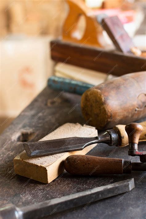 Herramientas Y Concepto De Carpintería De Madera Foto Gratis
