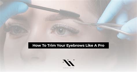How To Trim Eyebrows Like A Pro Nova Wax