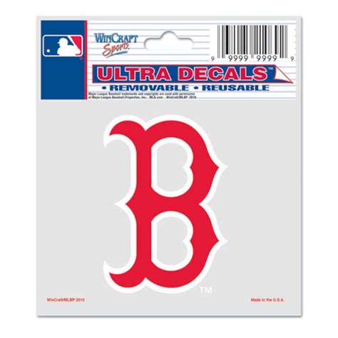 Wincraft Boston Red Sox 3 X 4 Multi Use Decal Red