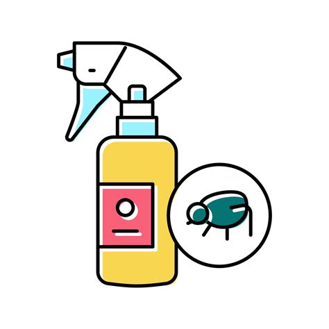 Flea Spray Color Icon Vector Illustration 19002700 Vector Art At Vecteezy