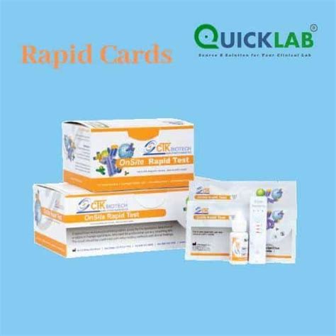 Styphiparatyphi Ag Rapid 25 Test Pack Quicklab Services