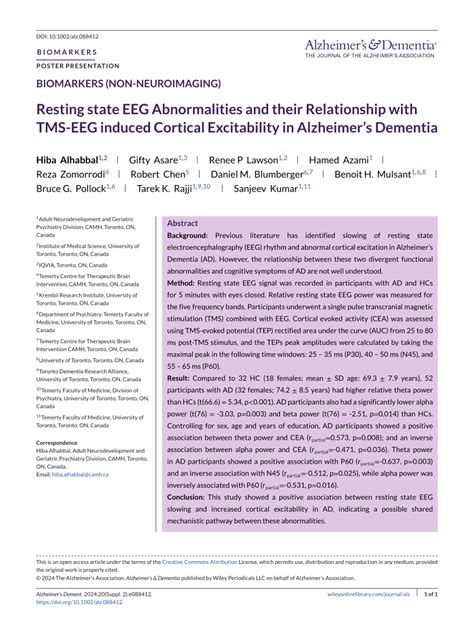 Pdf Resting State Eeg Abnormalities And Their Relationship With Tms