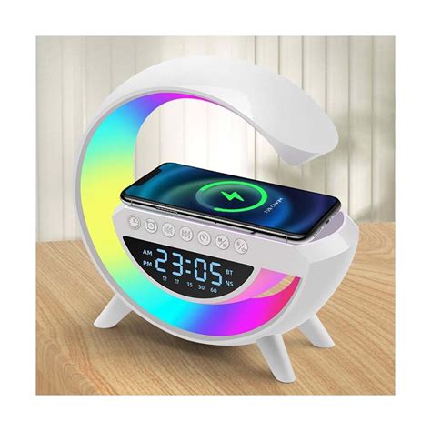Led Wireless Charging Speaker Clock Bt 3401 Futurespace
