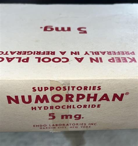 Oxymorphone Numorphan Suppositories Robscuredrugs