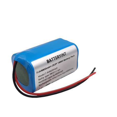 Amplificateur De Batterie Lithium Ion 74 V 6600 Mah 2s2p Pour Haut Pa