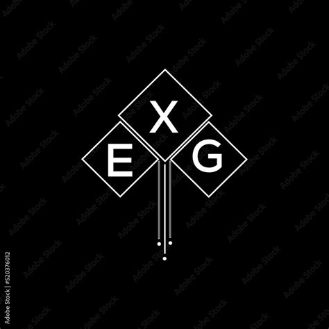 Exg Letter Logo Design With White Background In Illustrator Exg Vector Logo Modern Alphabet