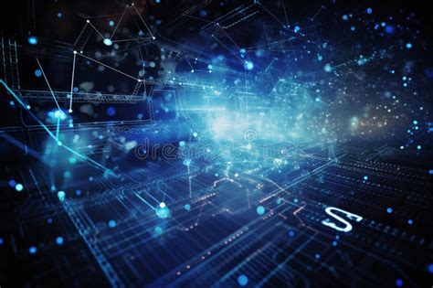 Cybersecurity And Data Protection Abstract Technology Backgrounds Ai