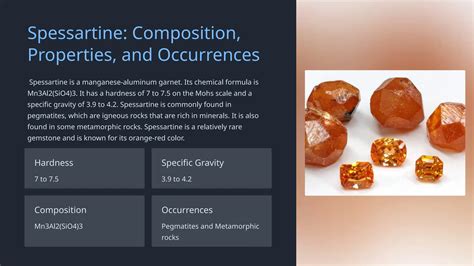 Introduction To Garnet Group In Mineralogy Pptx