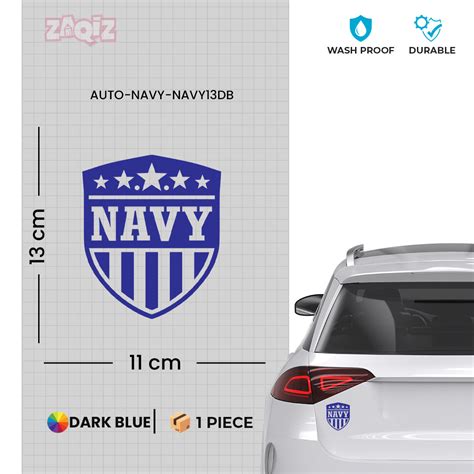 Navy Officer Car Sticker For Road Awareness Rhino Industries
