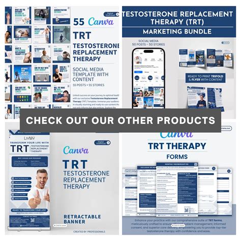 Testosterone Flyer Hormone Replacement Therapy Cypionate Info Sheet Trt