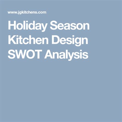 Holiday Season Kitchen Design Swot Analysis How To Read A Recipe