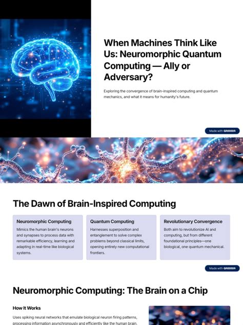 When Machines Think Like Us Neuromorphic Quantum Computing Ally Or