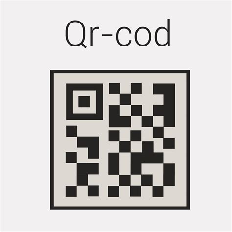 Code Qr En Version Vectorielle Un Code Qr Code De Réponse Rapide Est Lévolution Du Code à