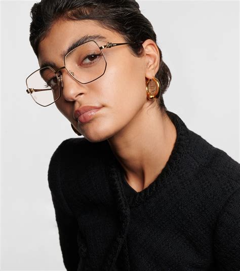 Panthère De Cartier Square Glasses In Gold Cartier Eyewear Collection Mytheresa