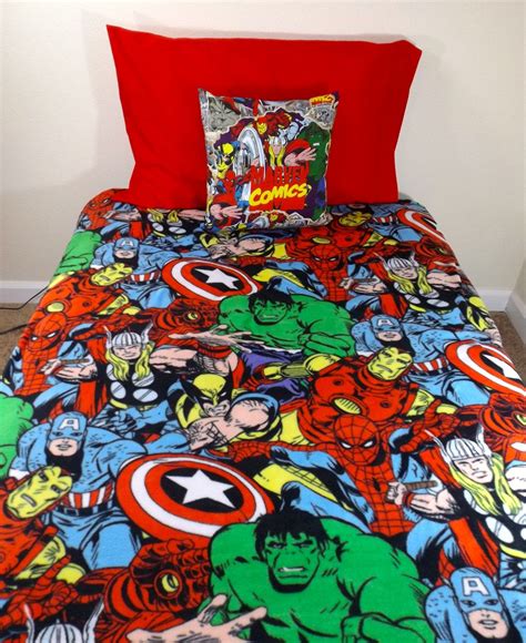 Marvelavengersbeddingsetgeekycomicironbyskyelynndesigns160