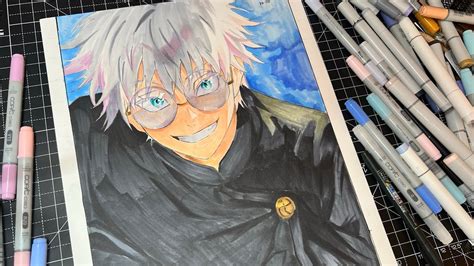Drawing Satoru Gojo Jujutsu Kaisen Season 2 Youtube