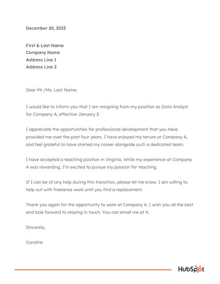 How To Write A Respectable Resignation Letter [ Samples And Templates] Blog
