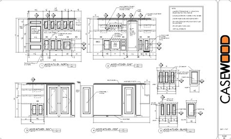 Sample Cad Drawings Casewood Cabinet Shop Drawings Cad