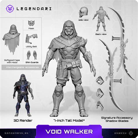 Metatravelers Legendari Void Walker — Nerdzoic Toy Store
