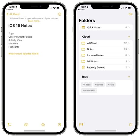 Everything New With The Ios 15 Notes And Reminders Apps Macrumors