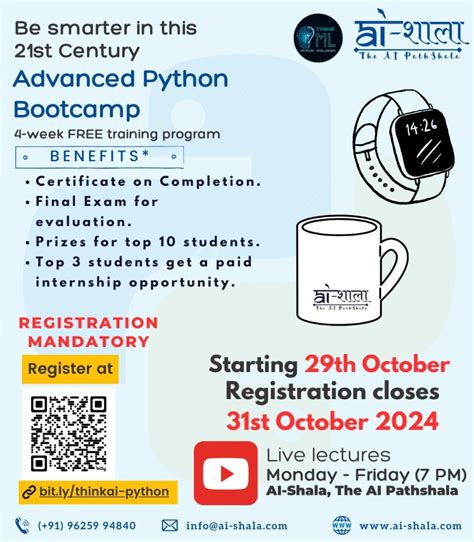 Ai Shala Technologies Pvt Ltd On Linkedin Python Freebootcamp