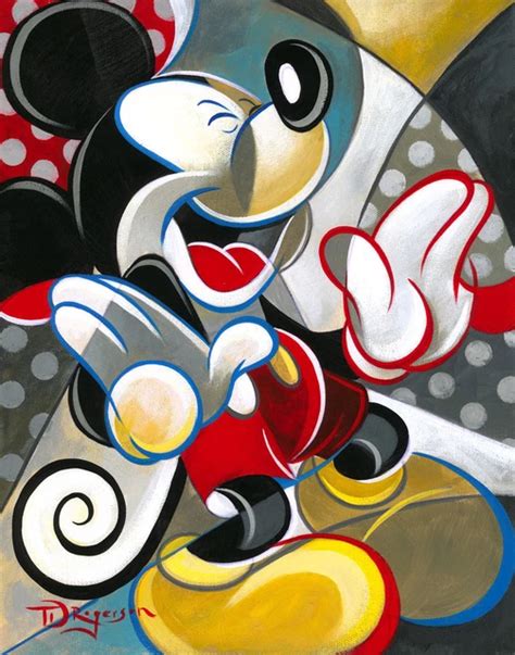 10 Sale Disneys Mickey Mouse Td Rogerson Knee Slap Print Canvas 8x12 10 Sale Eur 9 00