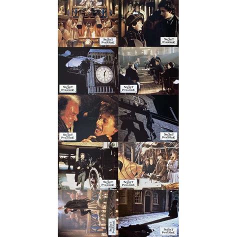 Young Sherlock Holmes French Lobby Cards 1985 9x12 In X10