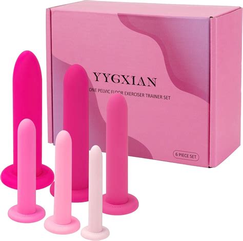 Silicone Pelvic Floor Muscle Dilator Exerciser Trainer Set