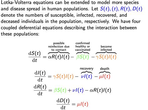 solved lotka volterra equations can be extended to model