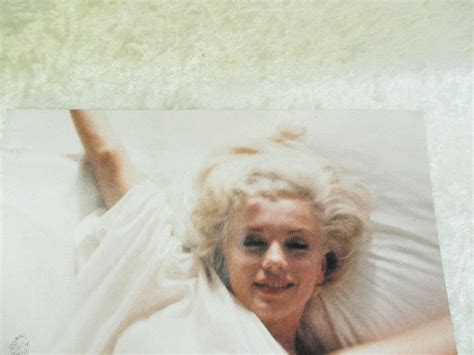 Marilyn Monroe Laying In Bed
