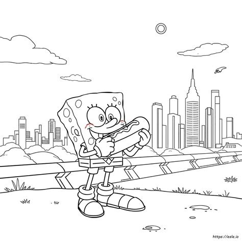 Hoja Para Colorear De Sonic Prime