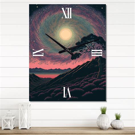 East Urban Home Jazzel Cottage Landscape Wall Clocks Wayfair