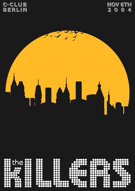 The Killers Poster Music Poster Design Music Poster Picture Collage