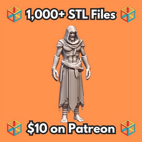 📁 28mm Dnd Shadowy Infiltrator In Dark Garb Fantasy Miniature Mineeform Fdm 3d Print Stl File