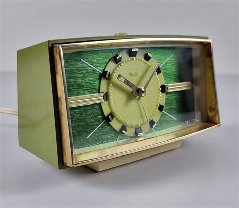 Vintage Mid Century Modern Electric Alarm Clock By Metamec England