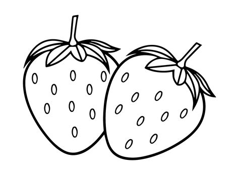 Strawberry Cute Coloring Pages Strawberry Coloring Pages Coloring