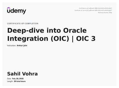 Oracleintegration Oic Cloudintegration Sahil Vohra