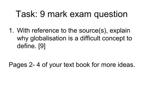 Lesson 1 Defining Globalisation Ppt