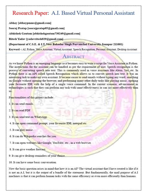Research Paper Publish Pdf Python Programming Language Computing