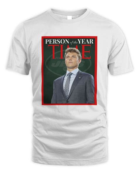 Cj Uzomah Wearing Person Of The Year Time Zach Wilson T Shirt
