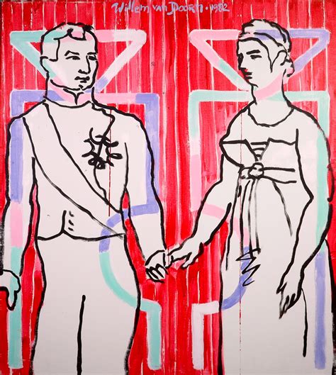 Willem Van Doorn Olieverf Op Doek Dubbelportret Groot Verkocht Kunstveiling Nl