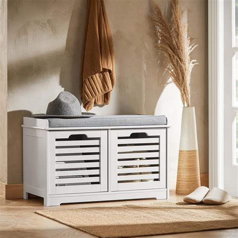 Sobuy Small Storage Bench Narrow Shoe Bench