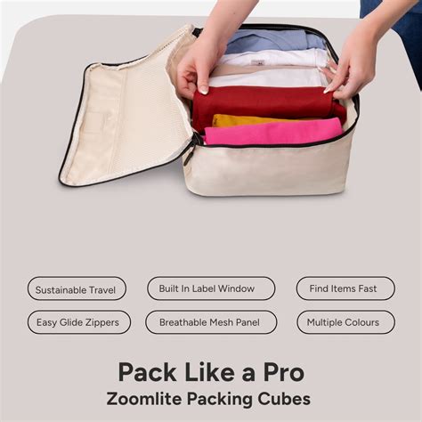 Best Compression Packing Cubes Australia Zoomlite Zoomlite