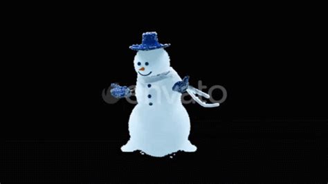 Animated Dancing Snowman