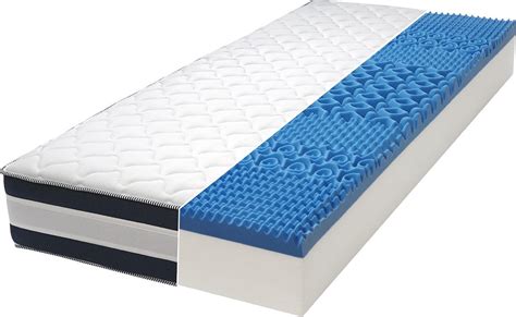 Relaxx Gel Matras Met 3d Memory Foam 7 Zones 25cm Hoogte H4 H3 H2