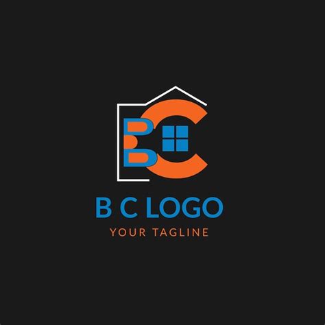 Logotipo Del Edificio Bc Vector Premium