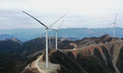 贵州从江：山地风电场建设进展顺利 人民图片网