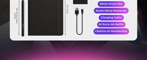 Xnote Smart Pen And Notebook Starter Set Ai Powered Digital